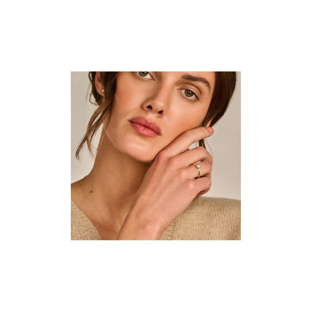 14CT YG LAB DIA 0.35CT SOLITAIRE RING – Adams Jewellers