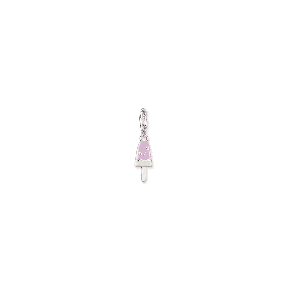 THOMAS SABO STERLING SILVER COLOURFUL POPSICLE WITH WHITE STONES CHARM ...
